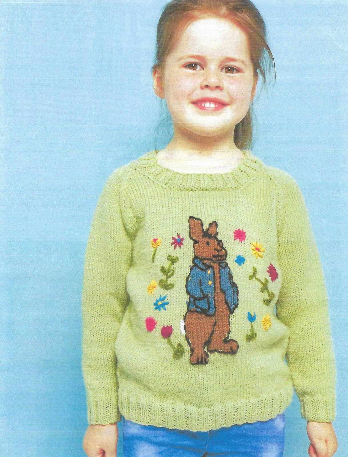 Peter Rabbit Beatrix Potter Jumper Digital Knitting Pattern - Digital Goods