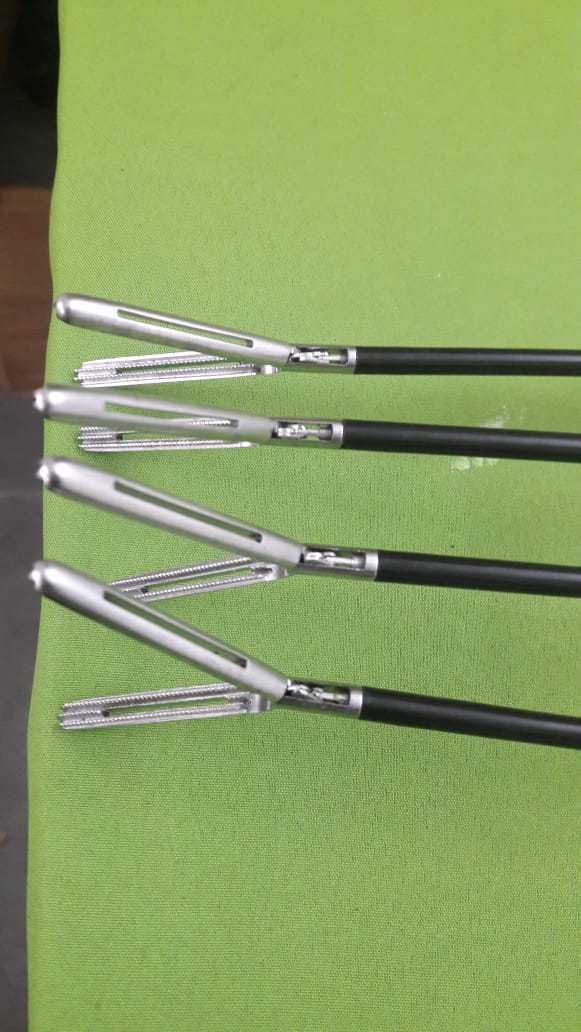 Laparoscopic Hunter Bowel Debakey Jaw Grasper Forceps Instruments Set ...