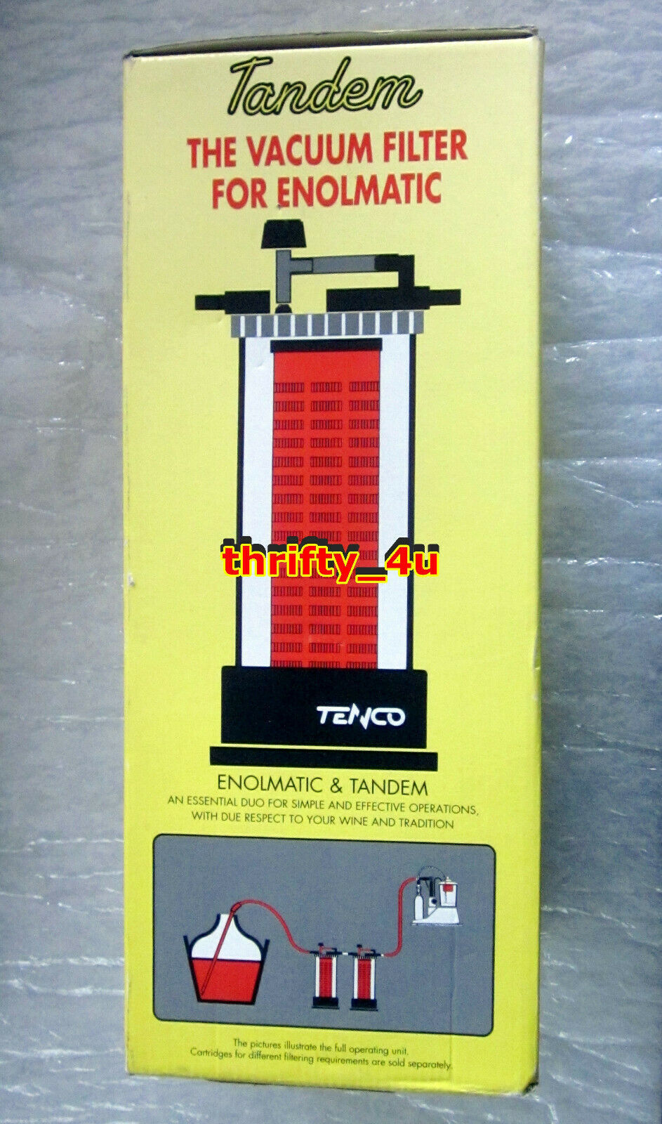 TENCO Tandem (Wine) Filter Housing for Enolmatic w\ Manual, Italy ...