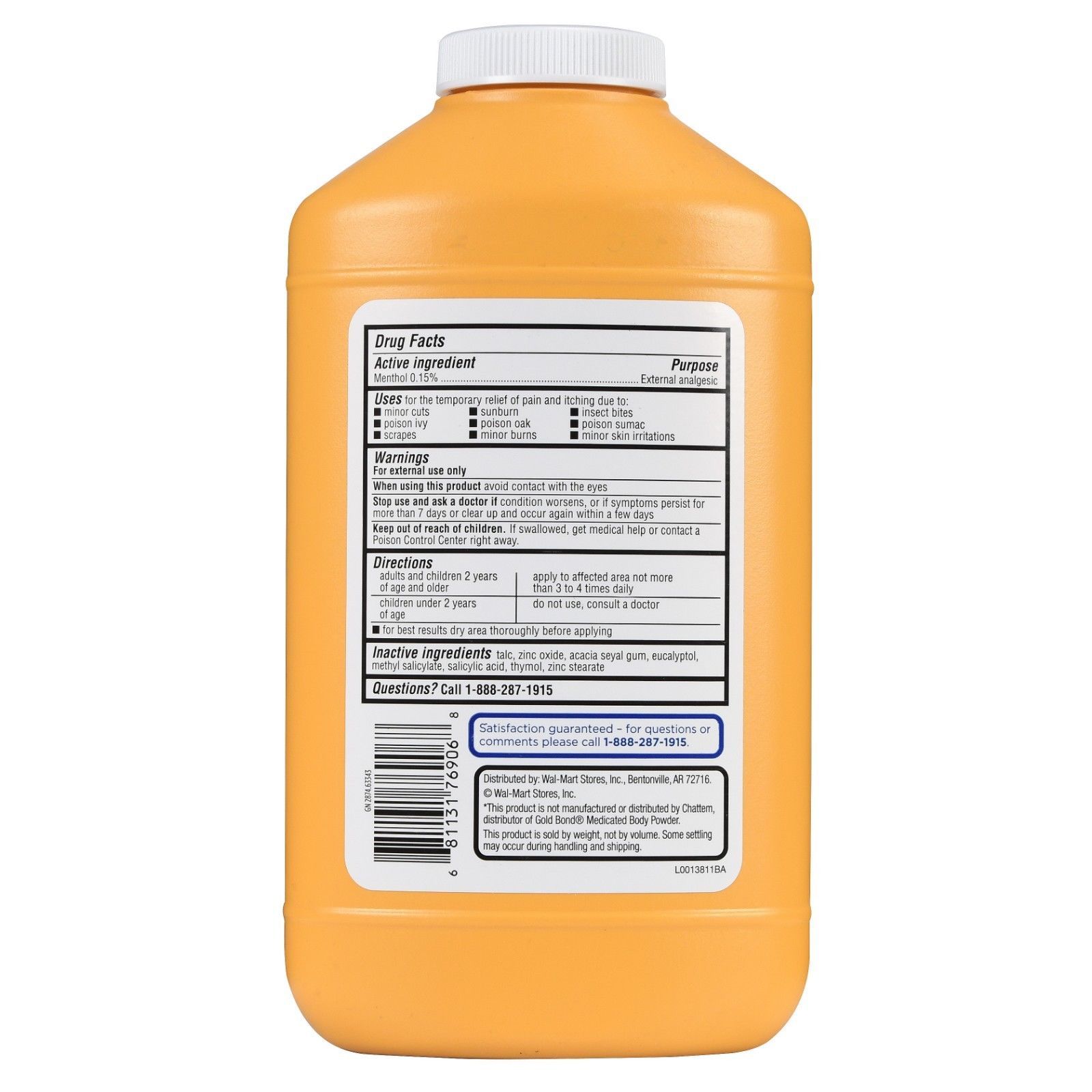 Equate Medicated Body Powder, 10 Oz - Body Powders