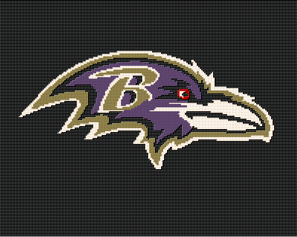 Baltimore Ravens - Crochet Graphghan Blanket Afghan Pattern - Instant ...