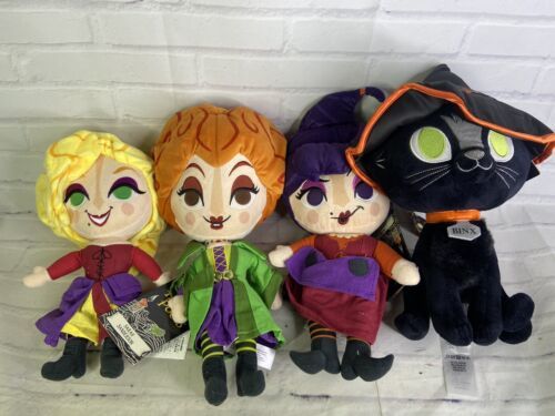 Disney Store Parks Hocus Pocus Winifred Sarah Mary Sanderson Binx Cat ...