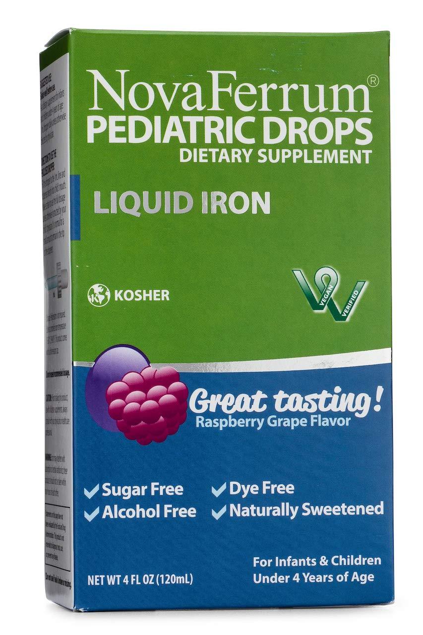 NovaFerrum Pediatric Drops Liquid Iron Supplement for Infants and ...