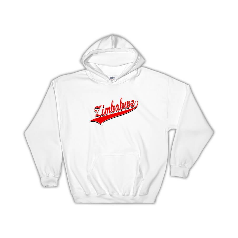 Zimbabwe : Gift Hoodie Flag College Script Calligraphy Country ...