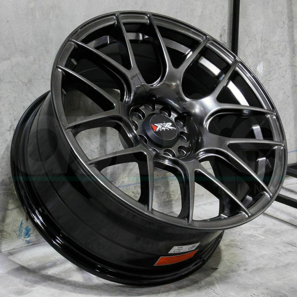 18x7.5/18x9.75 XXR 530 5x100/5x114.3 38/20 Chromium Black Wheels Rims ...