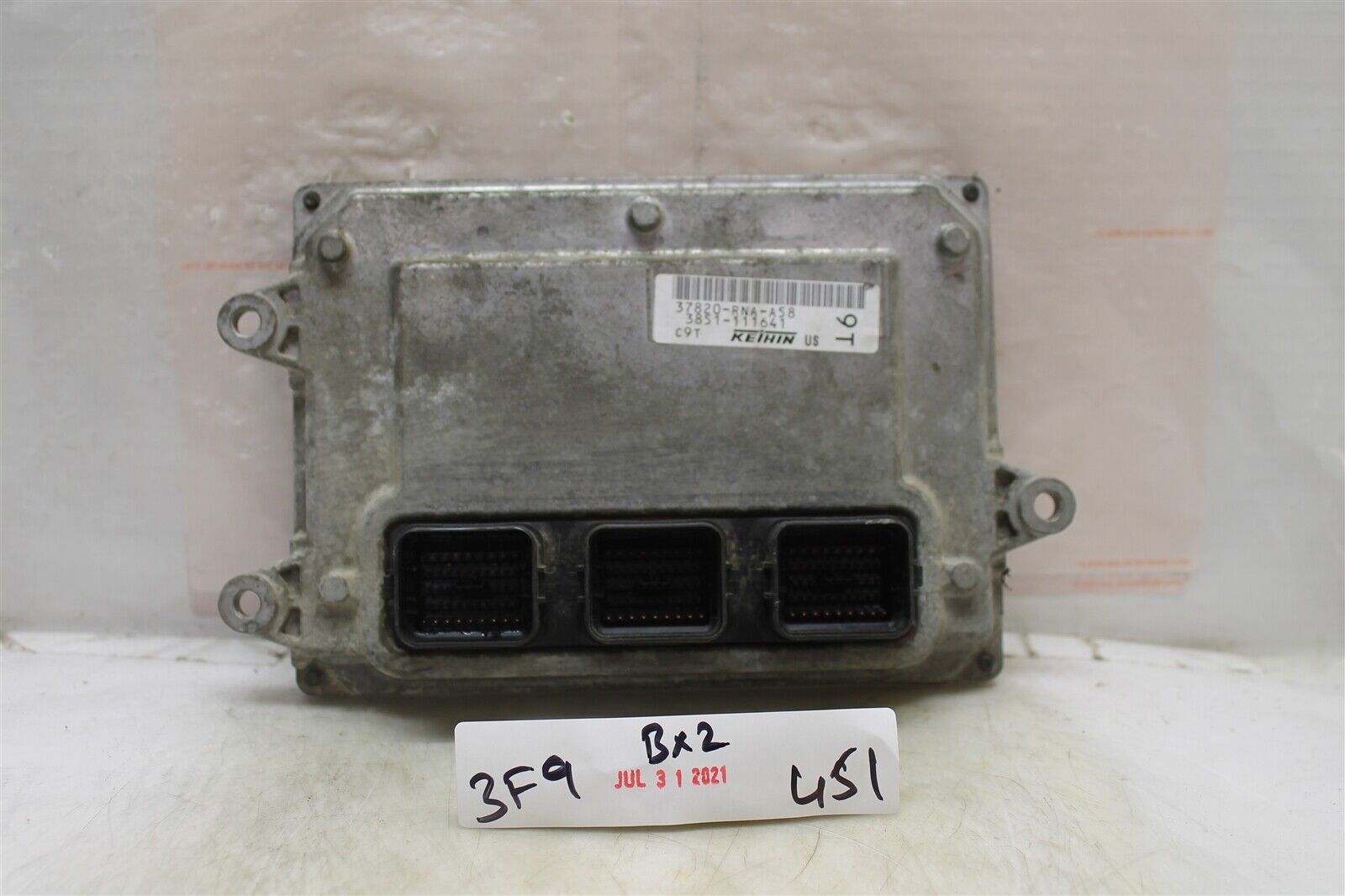 2006-2008 Honda Civic 1.8L Engine Control Unit ECU 37820RNAA58 Module ...