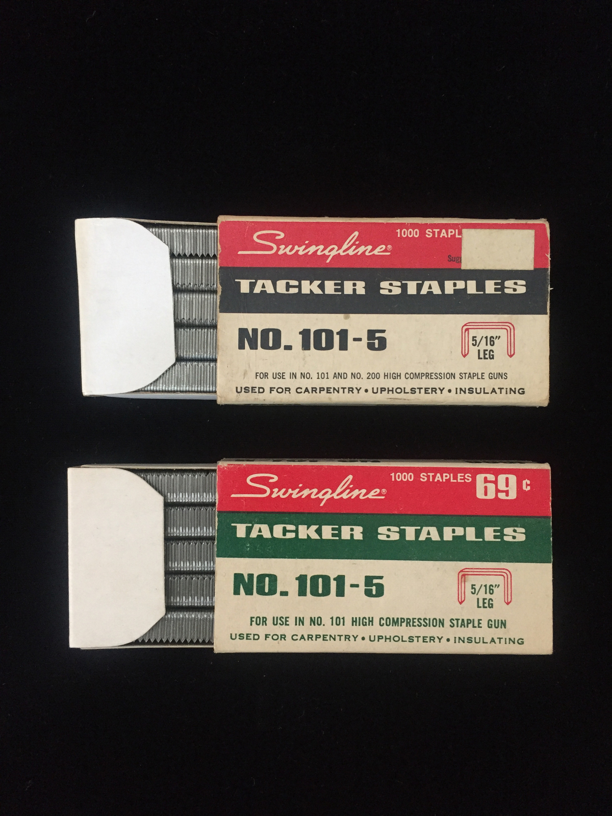 Vintage Original Packaging Desk and Staple Gun Staples - Various Brands ...