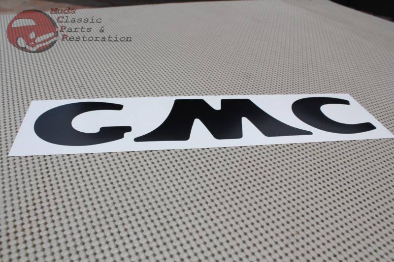 47-54 GMC Pickup Truck Stepside Tail Gate Letters Decal Lettering Set ...