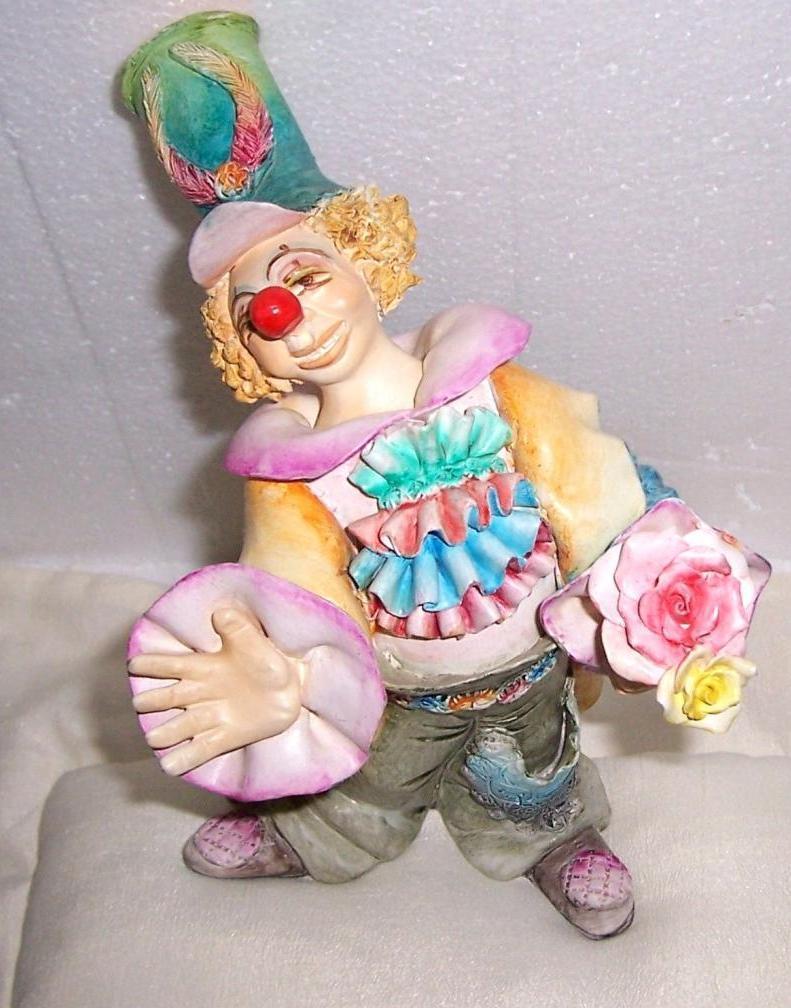 Vintage Handmade & Handpainted Ceramic Clown and similar items