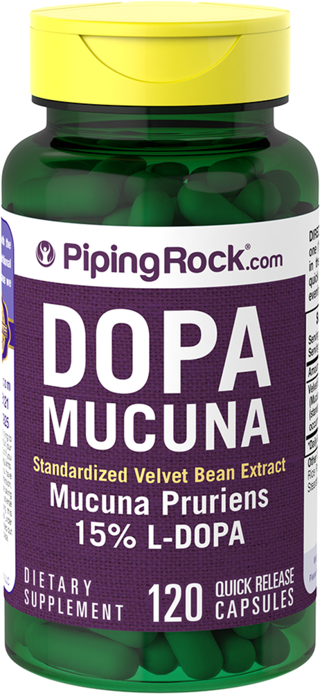 DOPA Mucuna Pruriens 350 mg Standarized 120 Caps (Velvet Bean) by ...