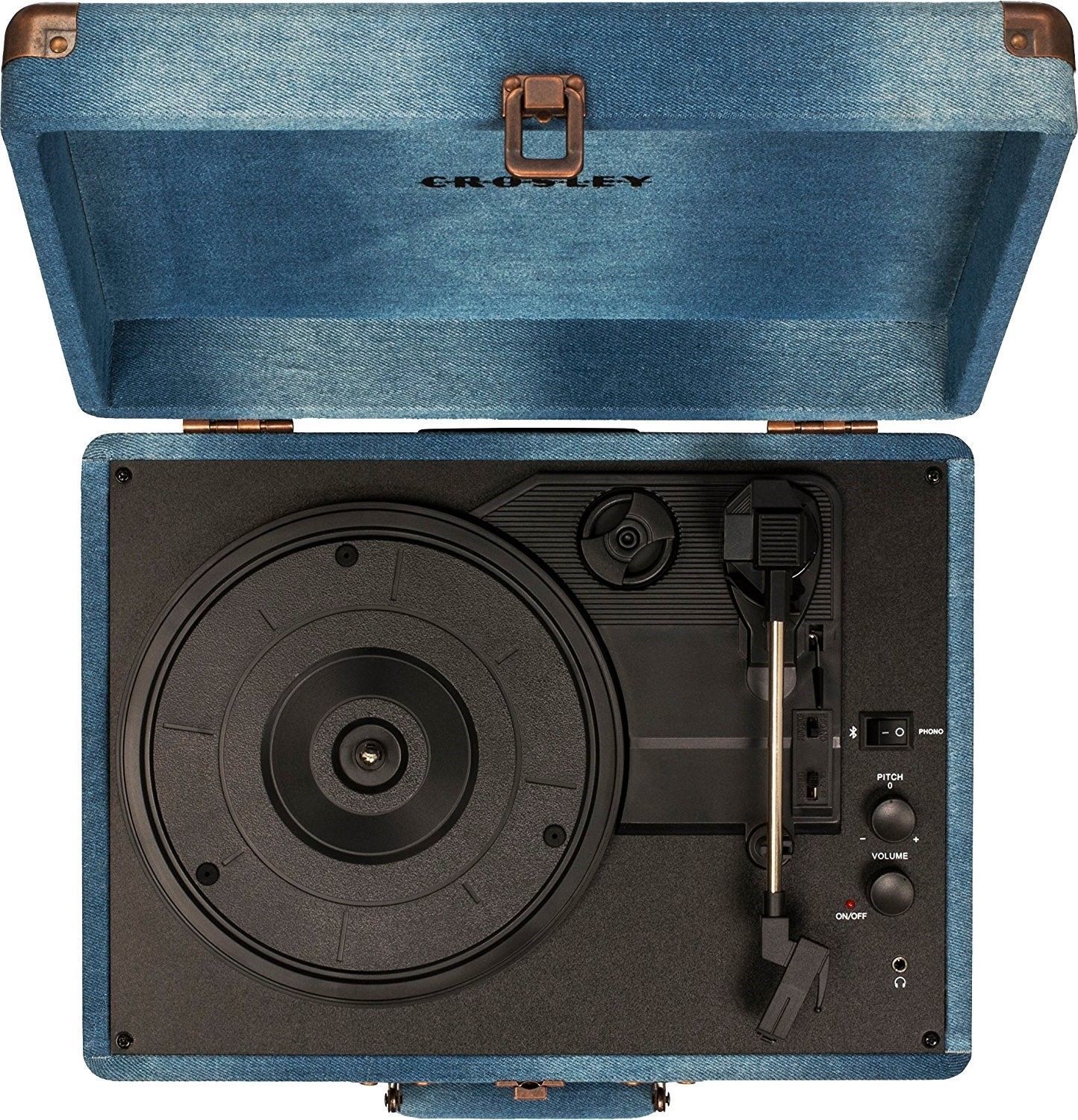 Crosley CR8005D Deluxe Cruiser Portable Bluetooth Turntable Record ...