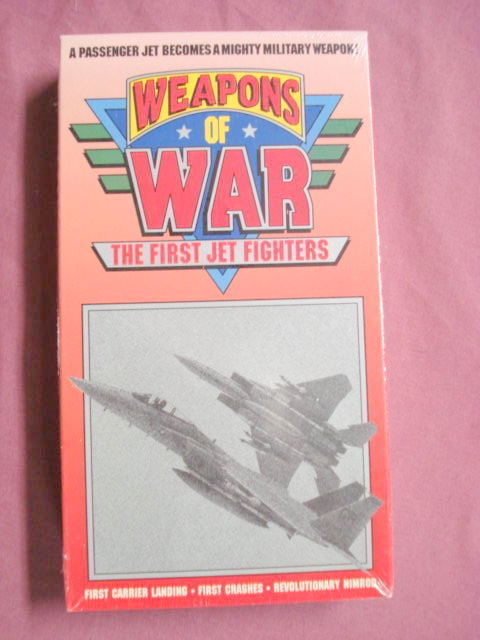 Weapons of War-VHS-Sealed-The First Jet Fighters - VHS Tapes