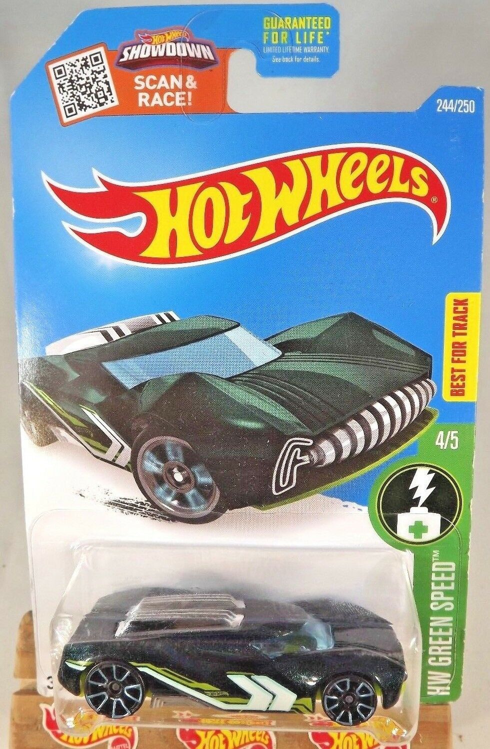 2016 Hot Wheels #244/250 HW Green Speed POWER SURGE Mtflk Green w/Blue ...
