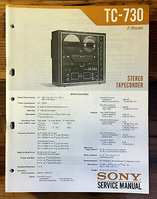 Used Sony TC-730 Tape recorders for Sale | HifiShark.com