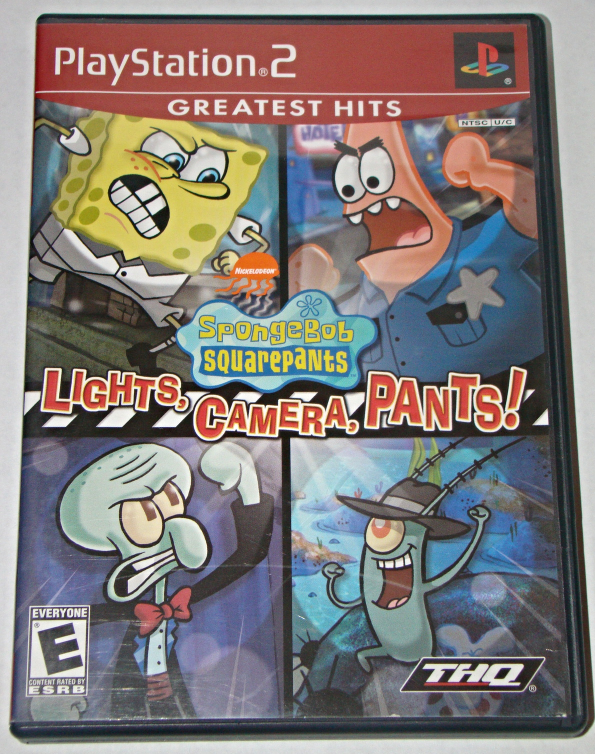 Playstation 2 - SpongeBob Squarepants - Lights, Camera, Pants (Complete ...