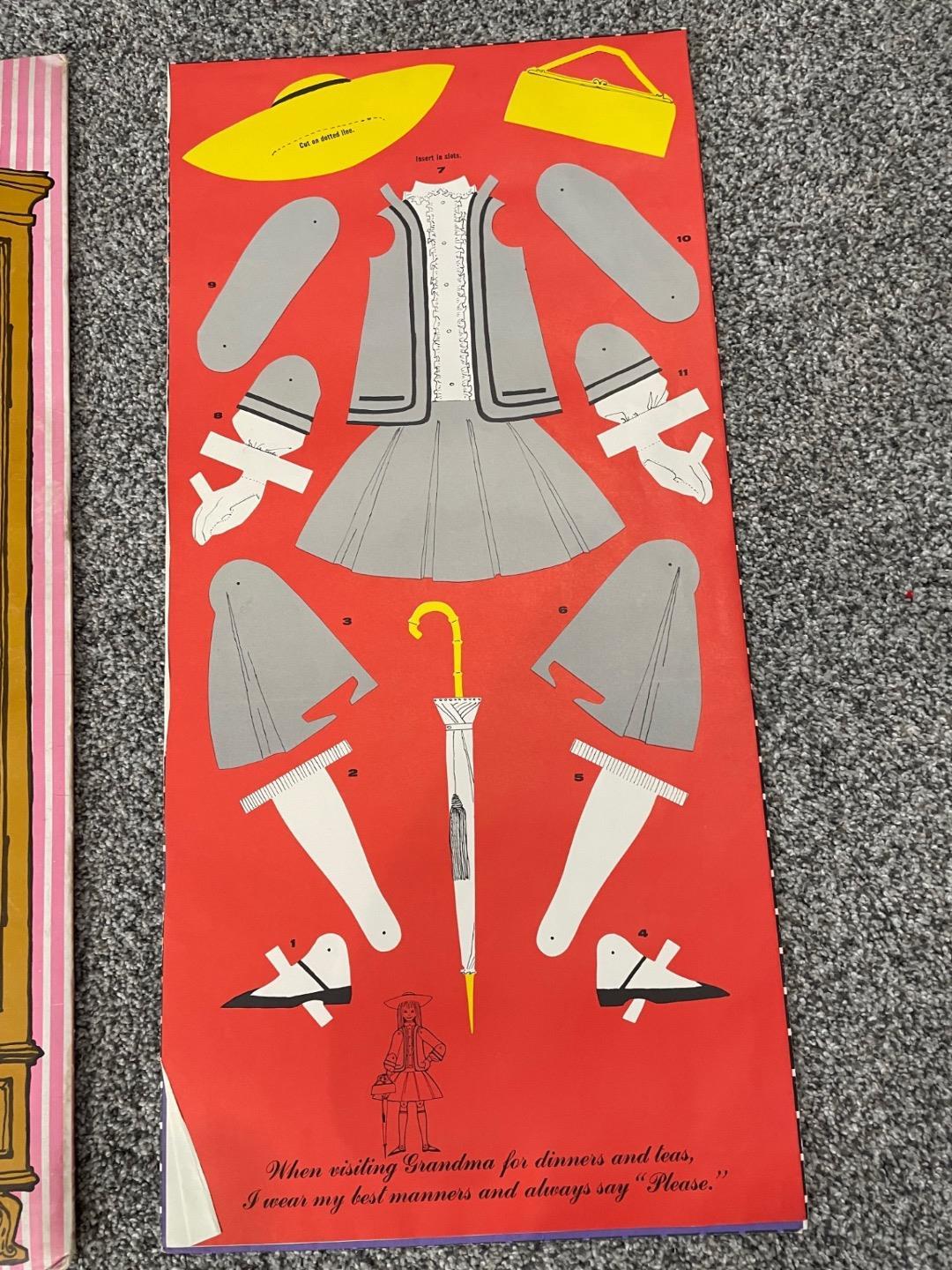 Vintage Lisa Paper Doll Playmate with Closet 1961 - Paper Dolls ...