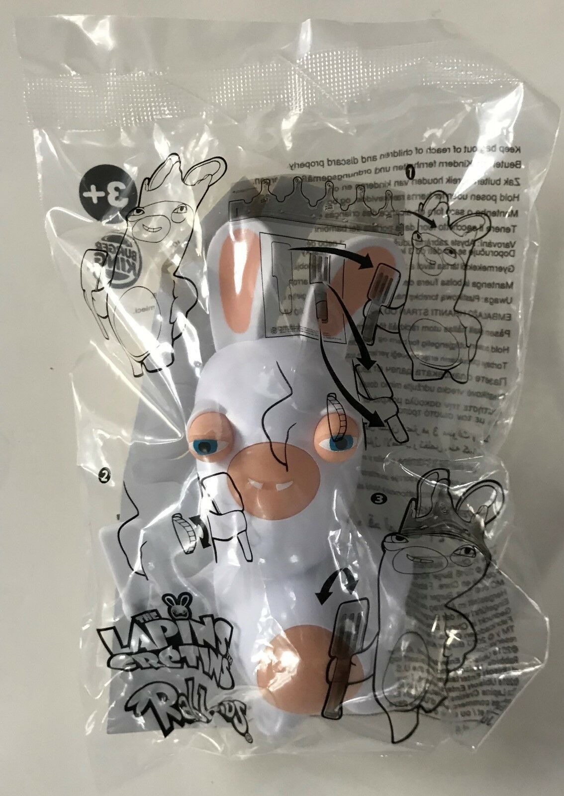 ROYAL RABBIDS The Lapkins Cretins Burger King Toy 2019 NEW - Fast Food