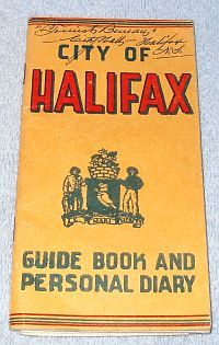 City of Halifax Nova Scotia Canada Guide Book City Map 1951 - Canada