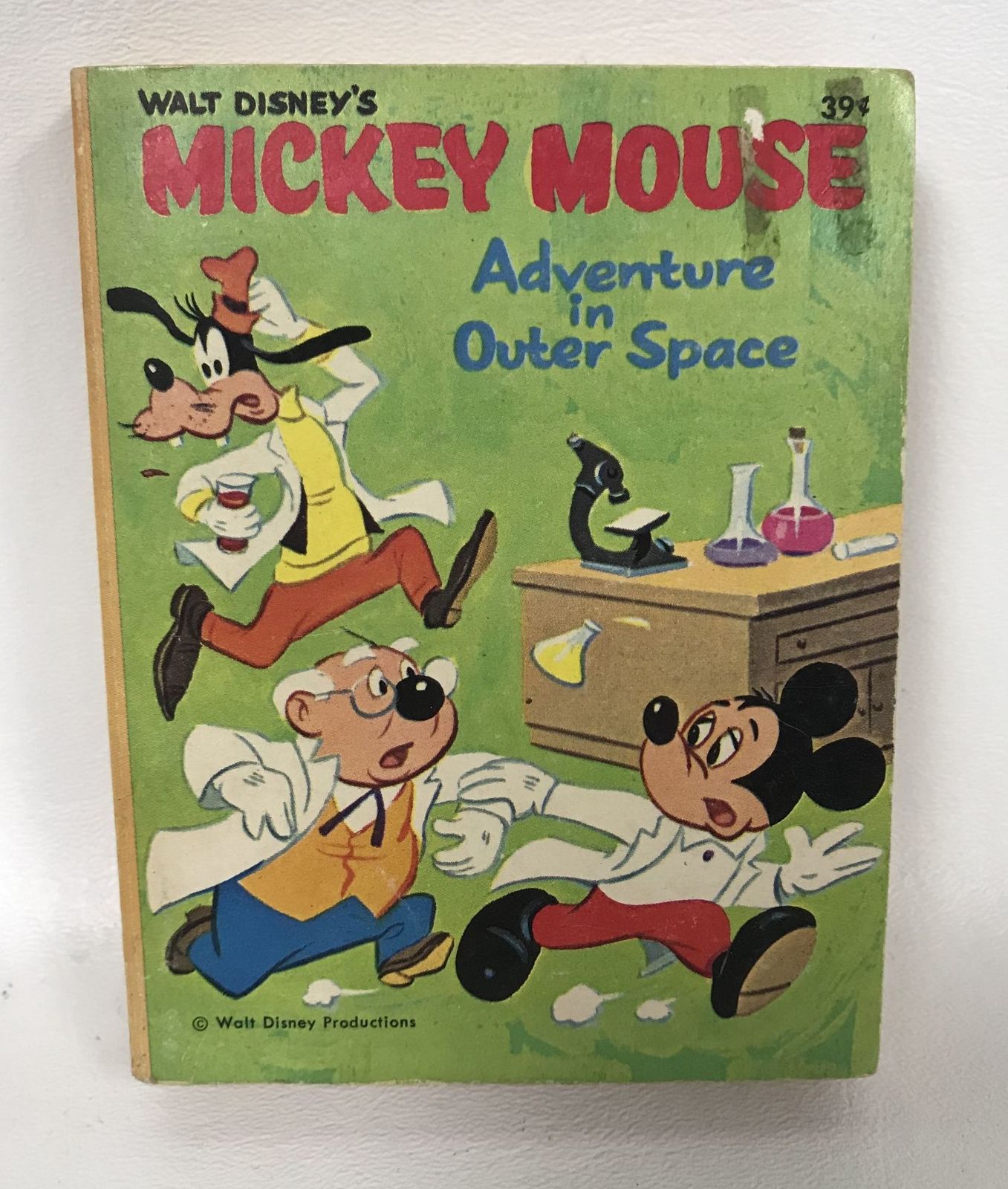 Mickey Mouse Adventure in Outer Space 1968 Vintage Big Little Book ...