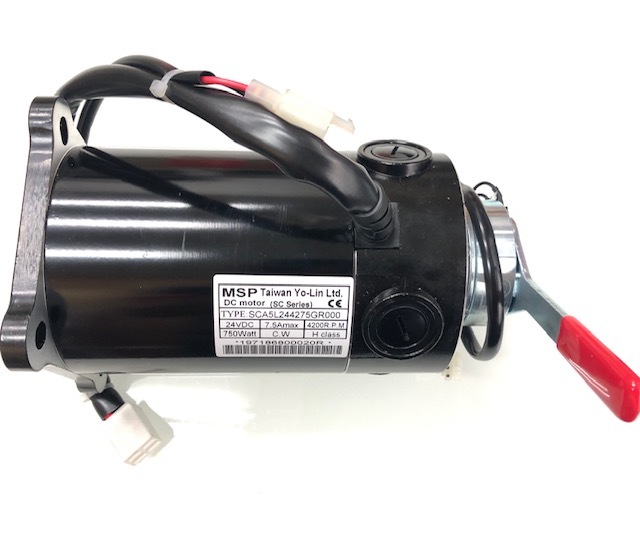 MSP 4pole Motor 750W 4200RPM incl. brake BR01 4Nm ALY0S4AB Shoprider ...