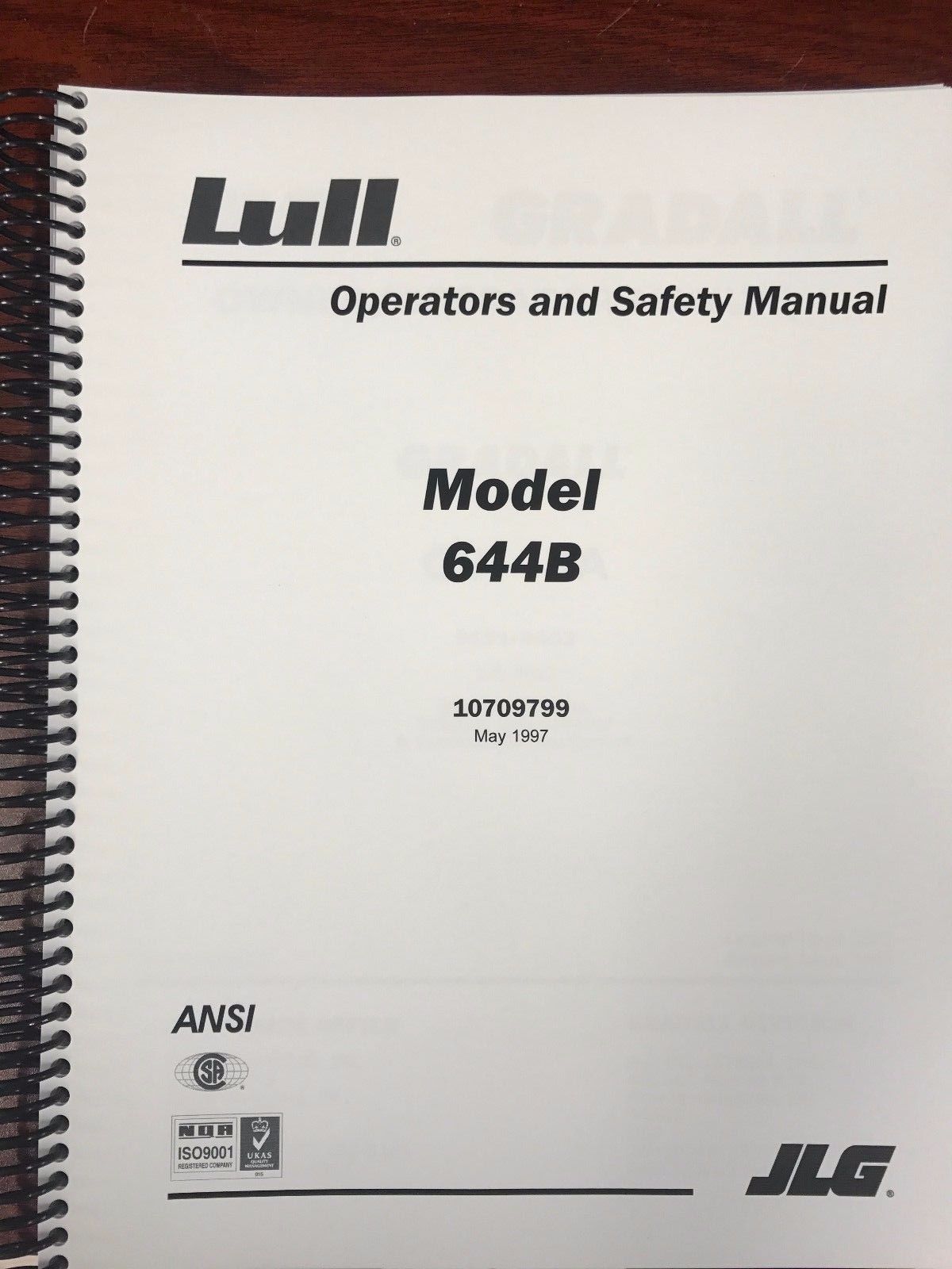 JLG Lull Operators and Safety Manual Model and similar items