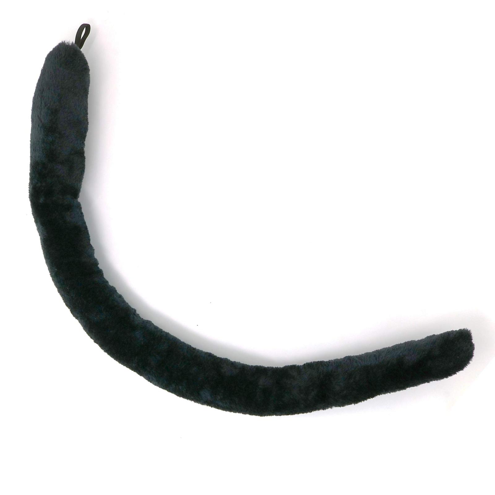 Skeleteen Costume Accessories Cat Tail Furry Black Kitty Tail For Dress Up 1 Girls