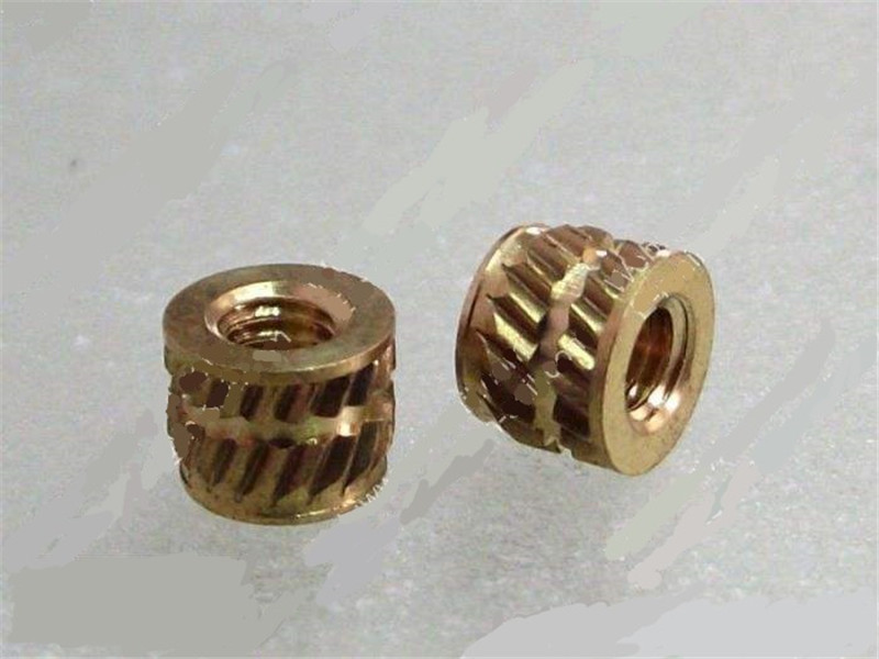 3000pcs ITC-032 Molded-In Threaded Inserts Brass Knukles Thru-Threaded ...