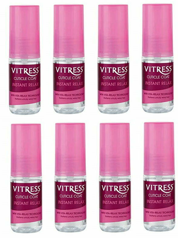 8 Vitress Instant Hair Relax Cuticle Coat Flattens Unruly Wavy Hair ...