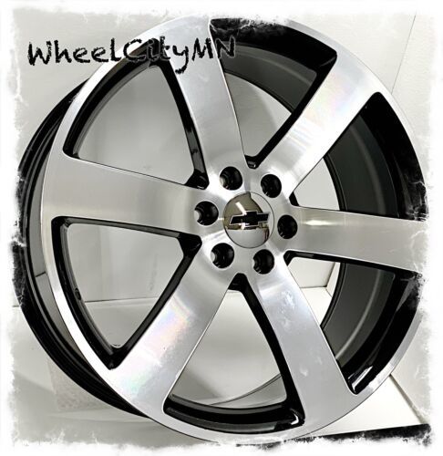 22" gloss black machined Chevy Trailblazer SS OE replica wheels GMC ...