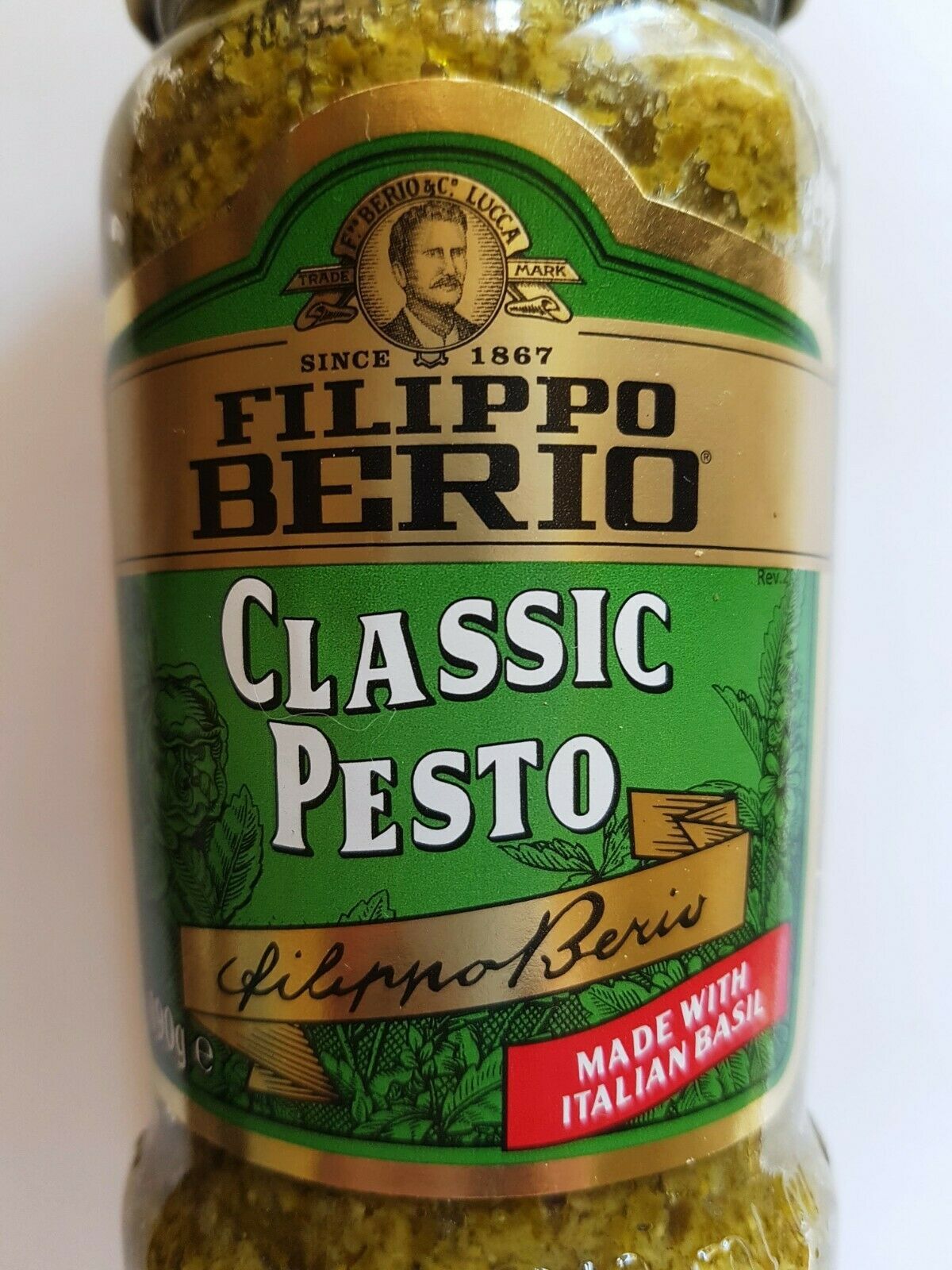 Classic sauce Filippo Berio "Pesto", 190 g - Sauces