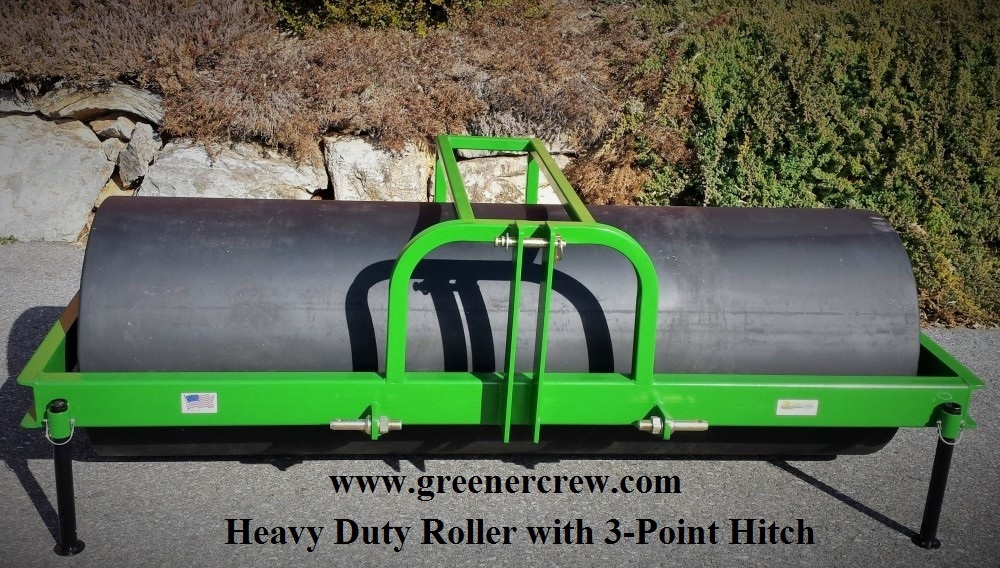 Heavy Duty Turf Leveling Roller 5 Ft 3-Point - Outdoor Power Equipment