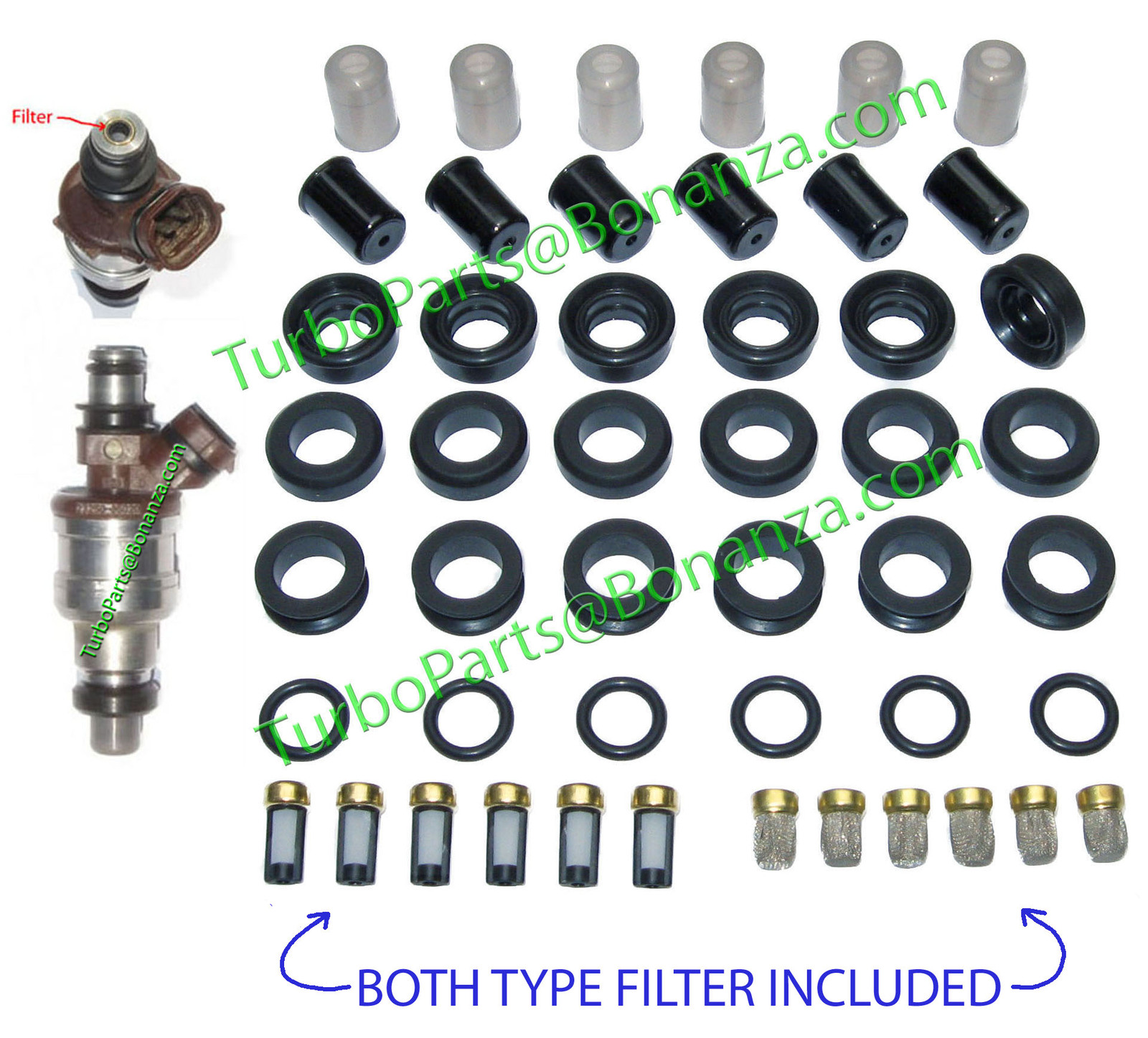 Fuel Injector Seal / O-Ring Kit for Toyota 3VZE 3.0 V6 4Runner Tacoma ...