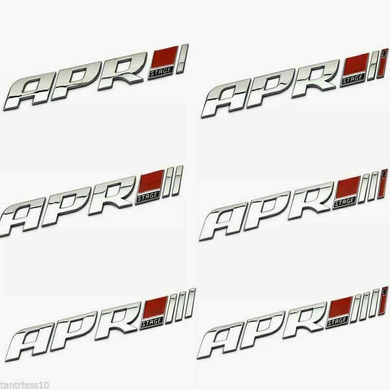 NEW APR Decal Styling sticker STAGE 1 2 3 abs badge REAL TUNERS GOAPR ...