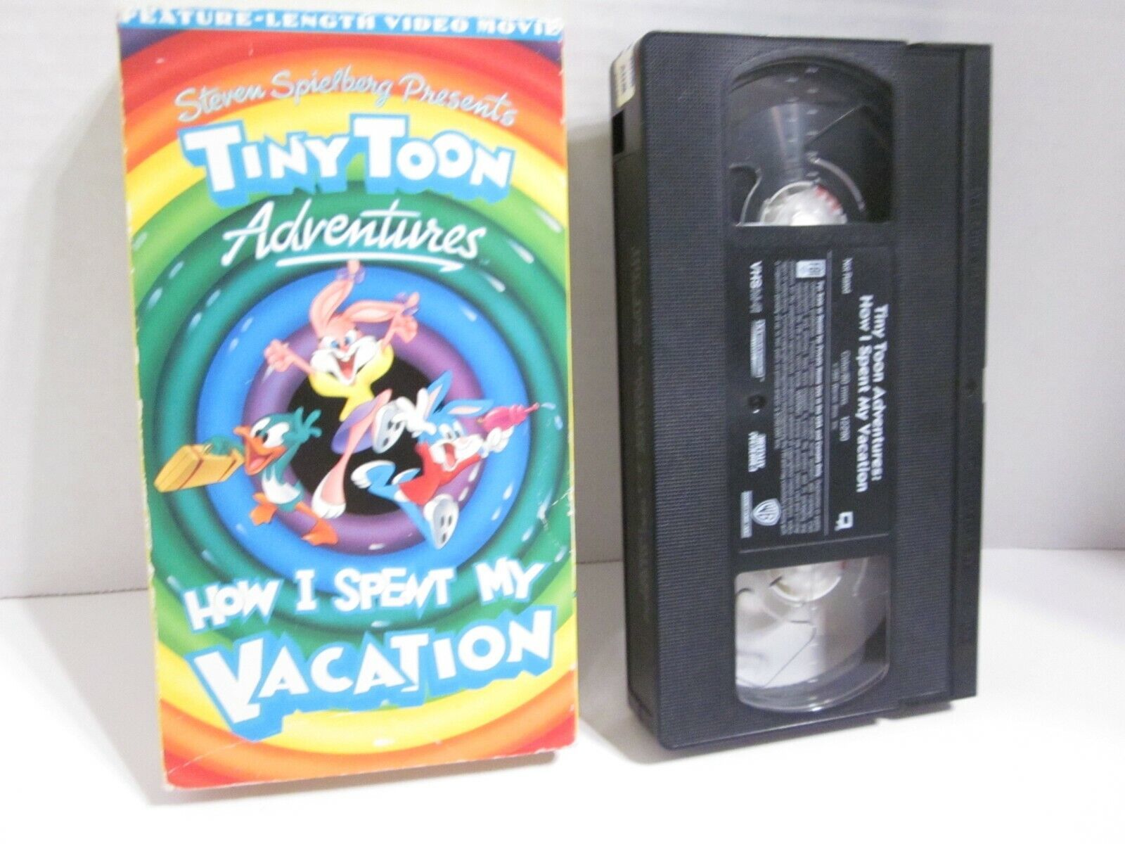 Tiny Toon How I spent my vacation RARE HTF VHS - VHS Tapes