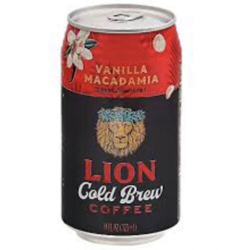 Lion Coffee Cold Brew Vanilla Macadamia Drink 11 Oz Can (Pack Of 3 Cans ...