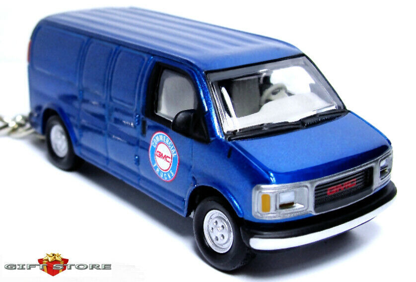 RARE KEY CHAIN RING BLUE GMC SAVANA VAN GM CHEVY GMT600 CUSTOM LIMITED ...