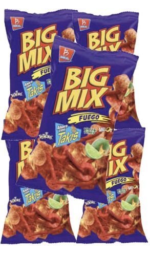 Barcel Big Mix Fuego Box with 5 bags papas snacks autenticas from ...