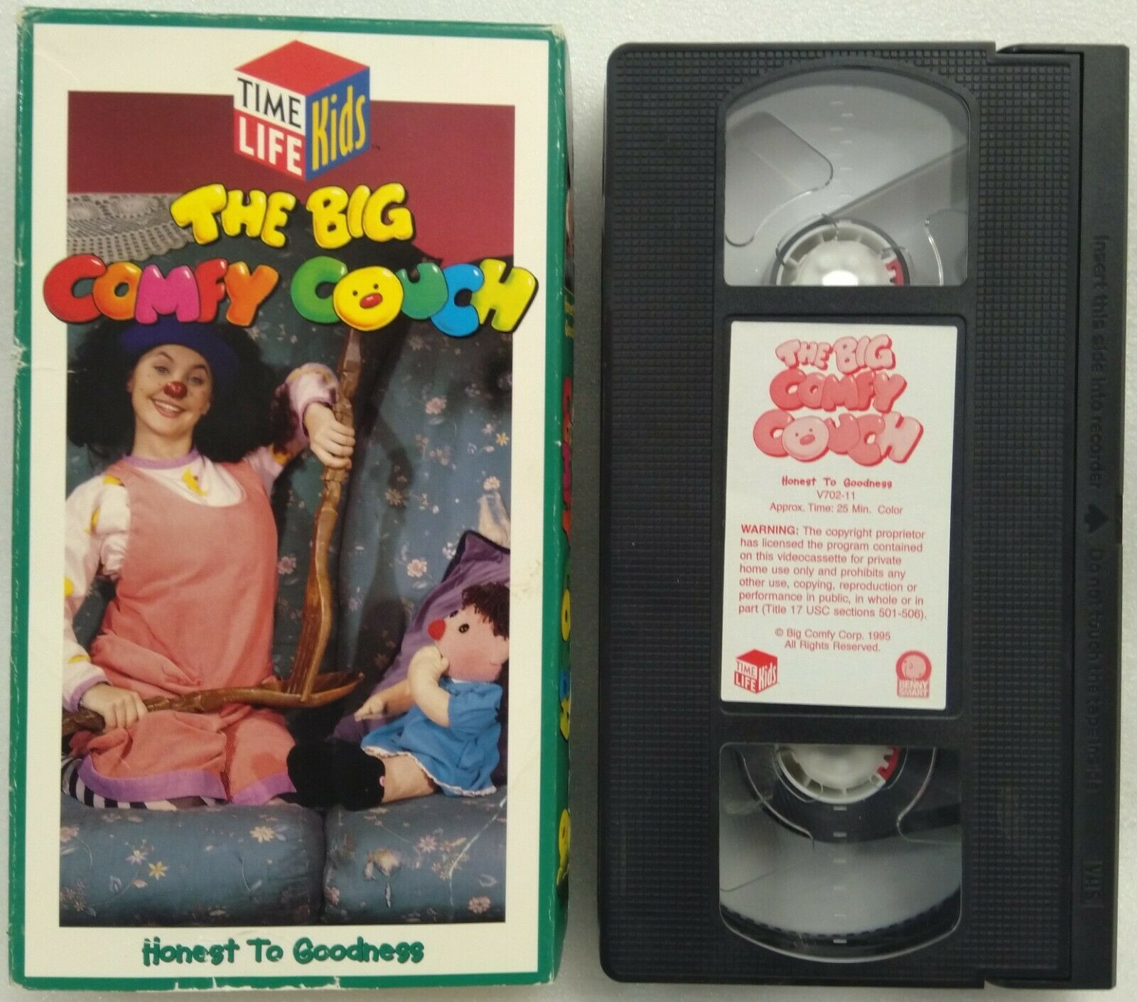 VHS The Big Comfy Couch - Honest to Goodness (VHS, 1995) - VHS Tapes