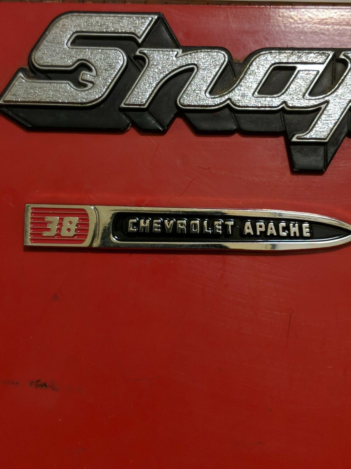 Chevrolet Apache Emblems For Your Snapon Toolbox, Get All 4, 31,32,36 ...