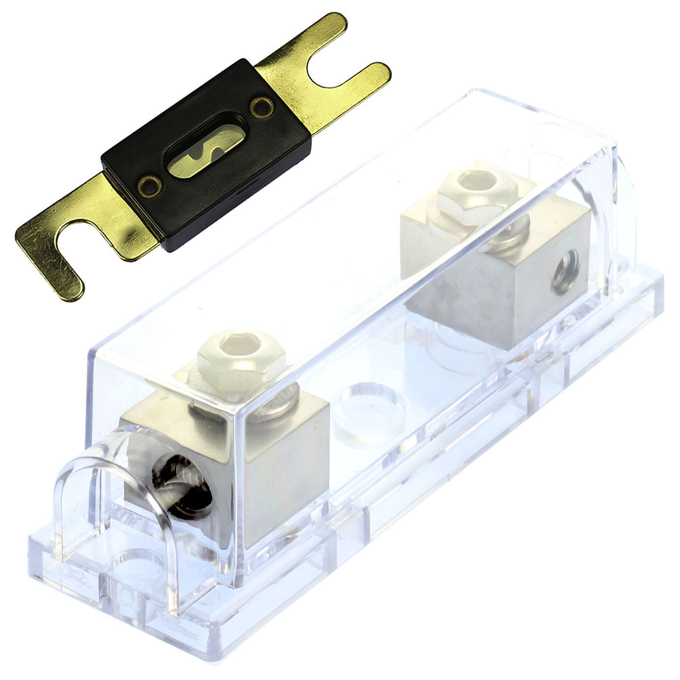 w/ 45 Deg Angled Cover Fuses & Fuse Holders Brushed Nickel Fuse Holder ...