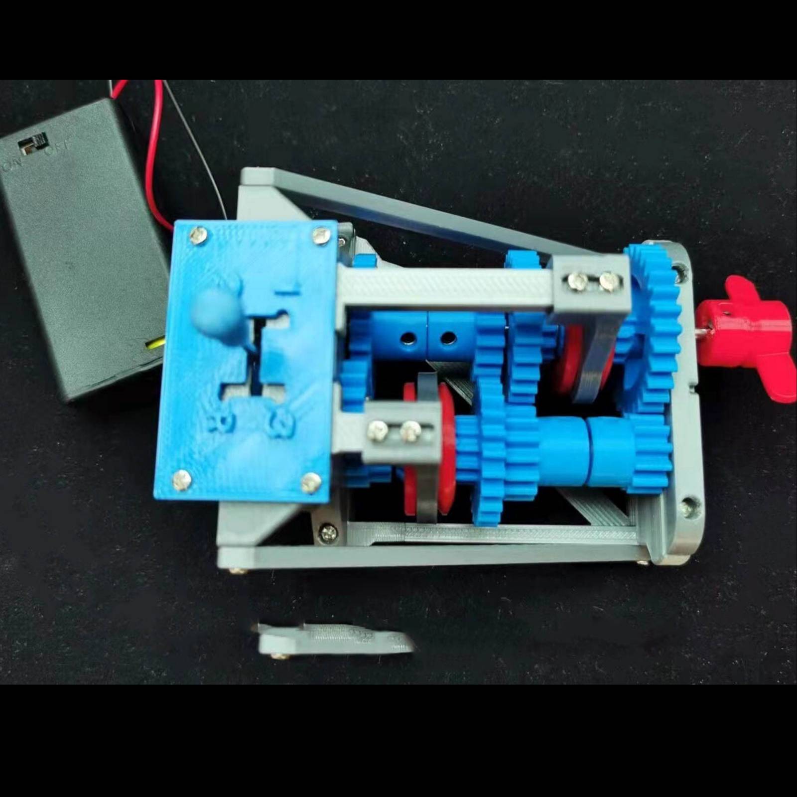 3D- printed Gearbox model, Shift gear available, speed changing box ...