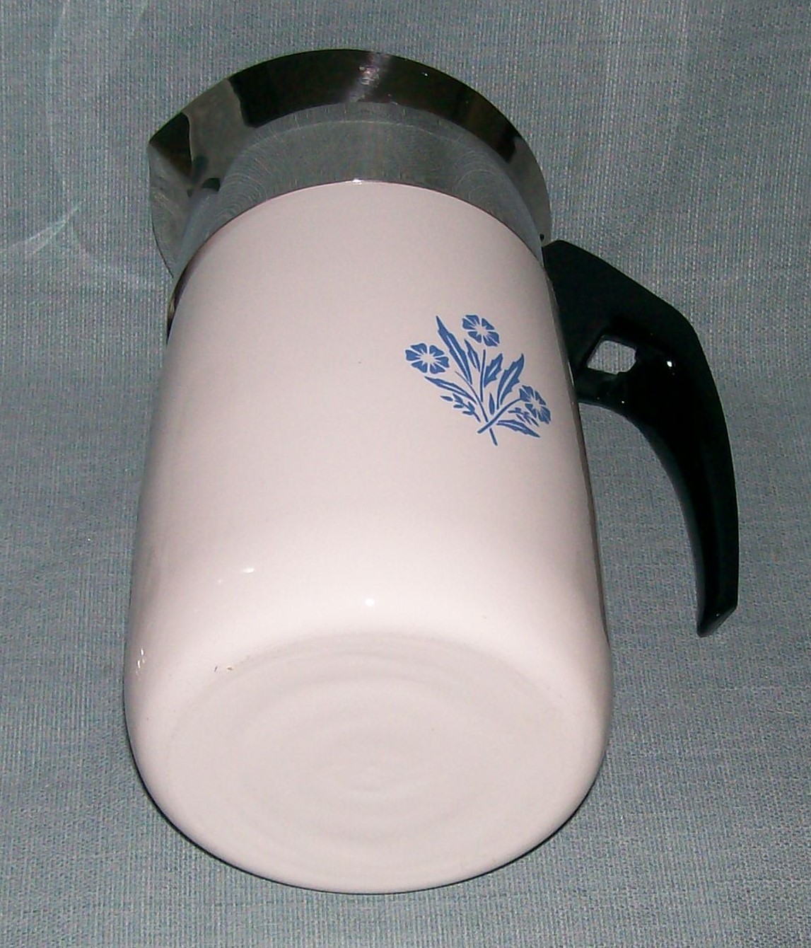 Vtg Corning Ware Blue Cornflower Electric Coffee Pot/Percolator 10 cup ...