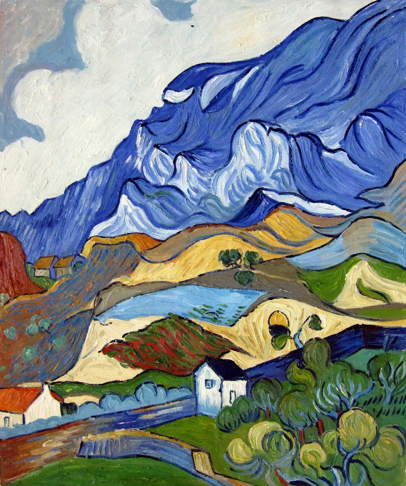 36x48 inches Rep. Vencent Van Gogh Oil Painting Canvas Art Wall Decor ...