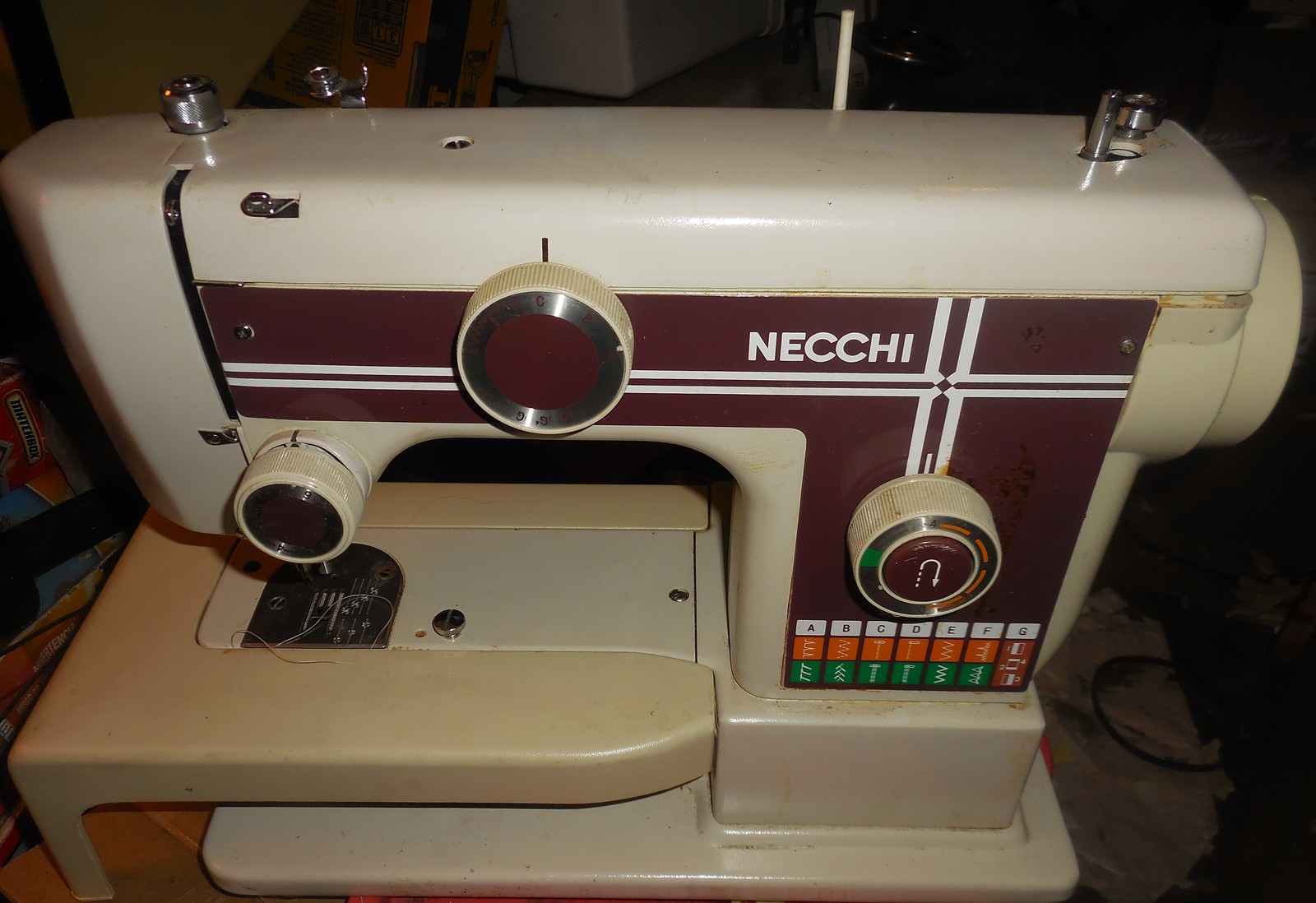 Necchi 523 Free Arm Internal Motor .75Amp On Mount w/Electric ...
