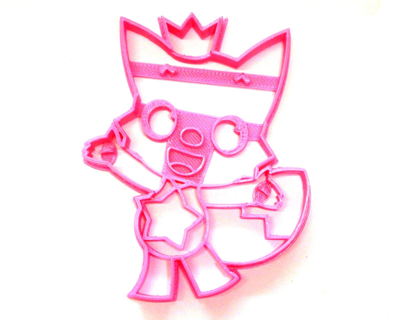 Pinkfong Pink Fox With Crown Baby Shark Cartoon Cookie Cutter USA ...
