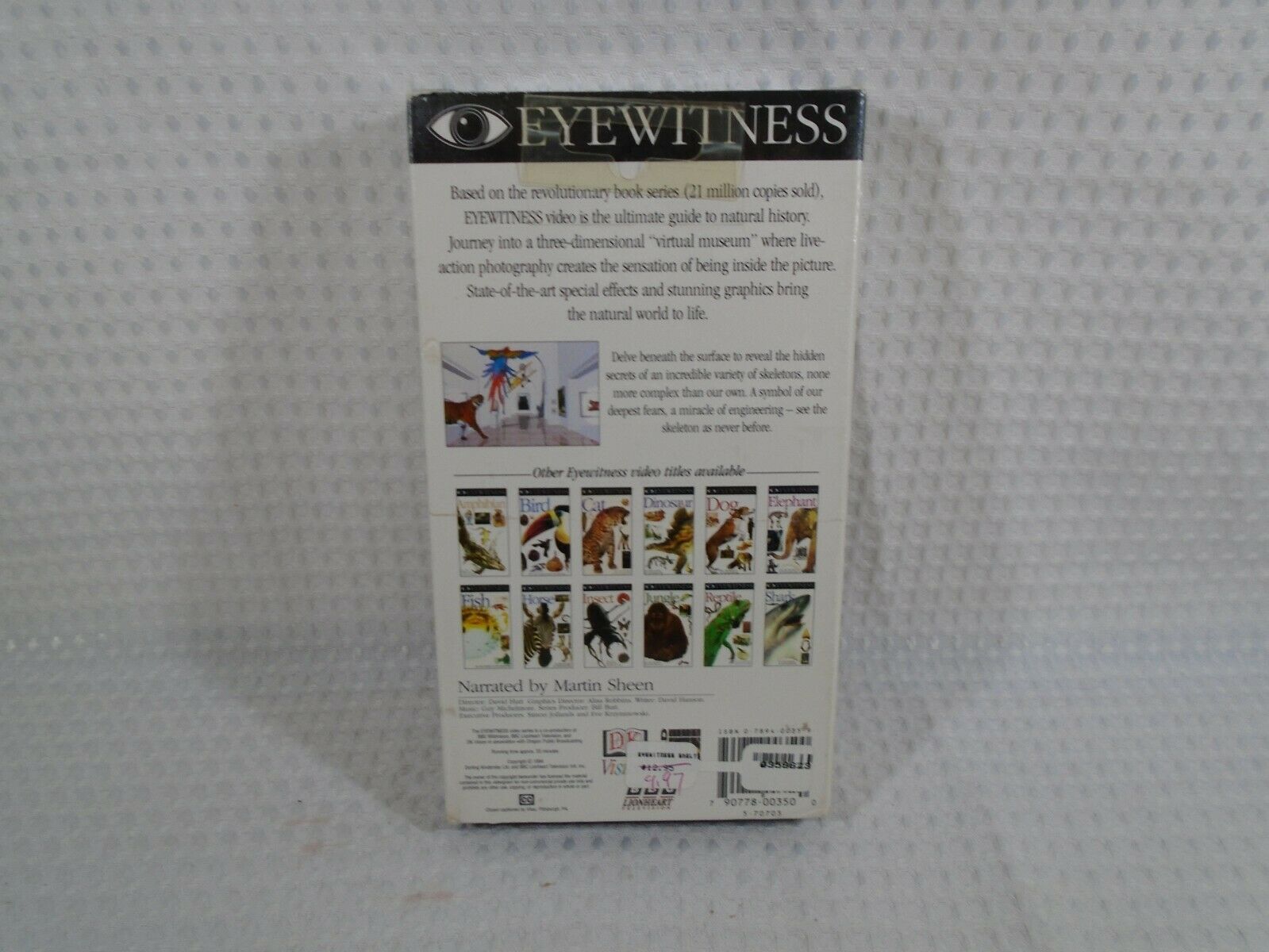 Eyewitness - Skeleton (VHS, 1997) - NEW/SEALED ***FREE SHIPPING ...