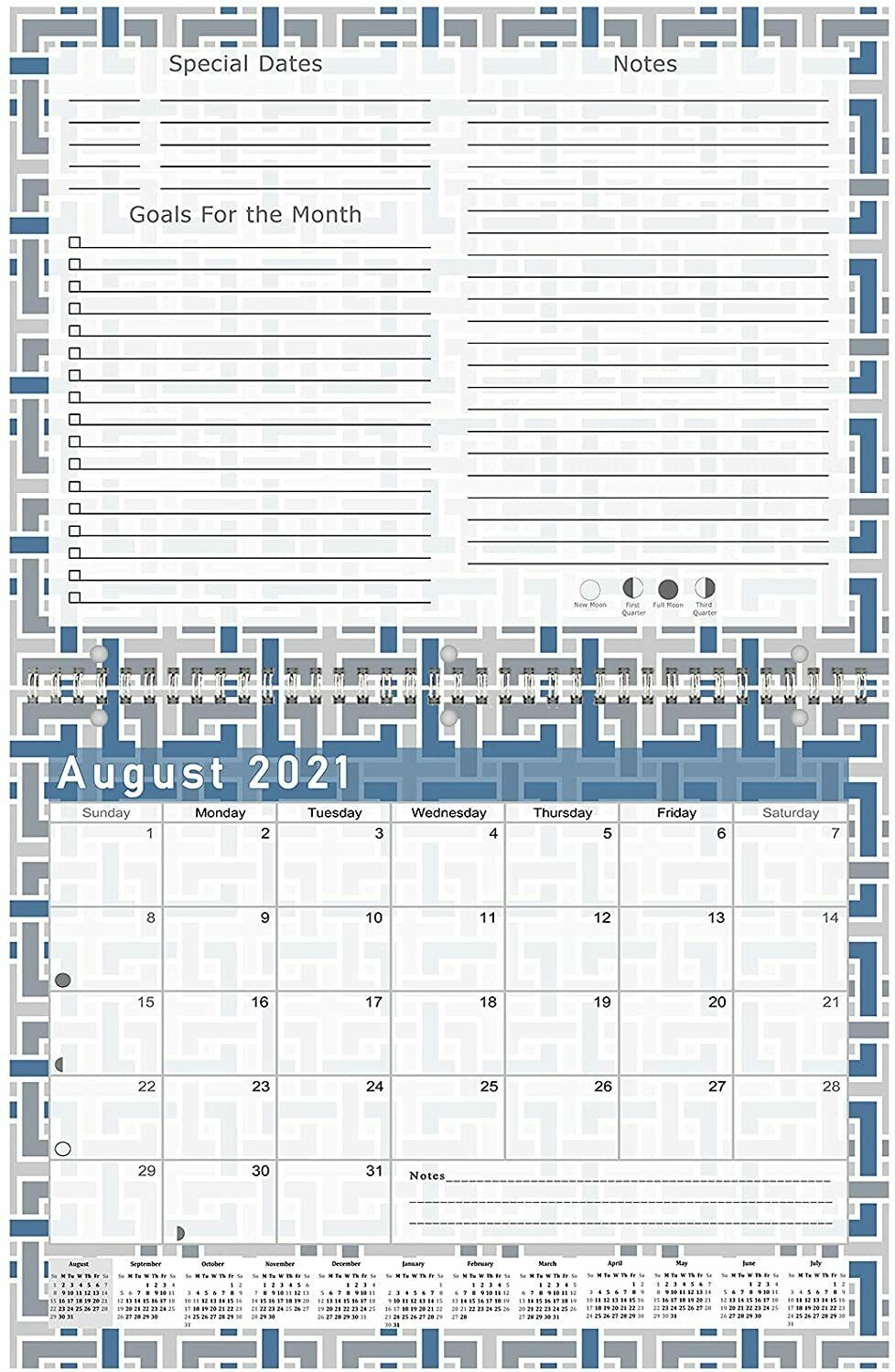 2021 - 2022 Academic Year 12 Months Student Calendar / Planner (Edition ...