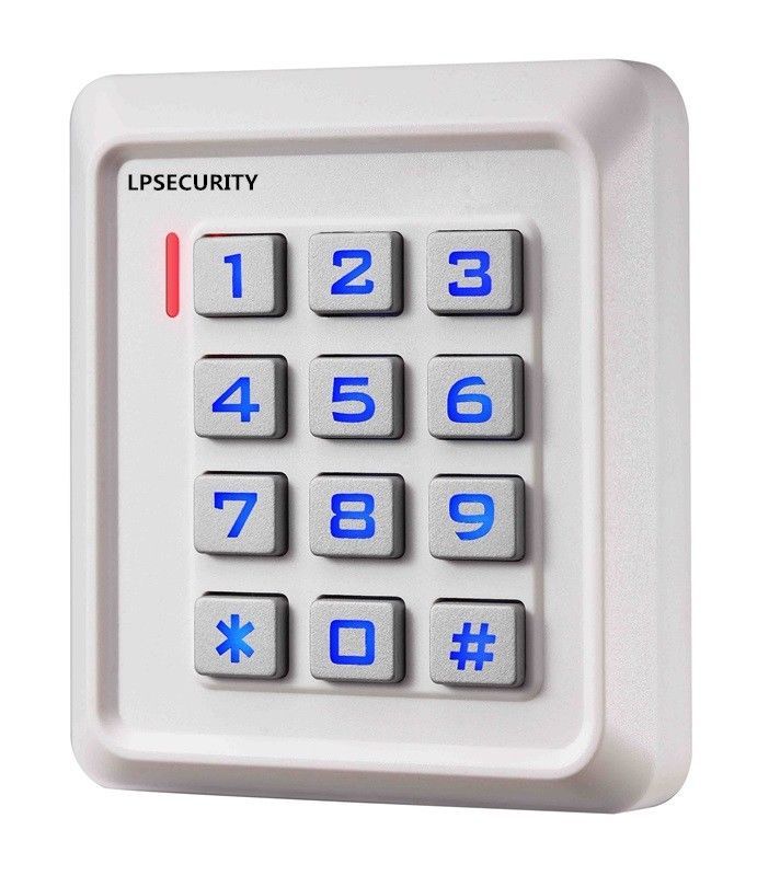 12VDC 125KHz WIG26 RFID Standalone Access Control Keypad EM/ID Card/Tag ...