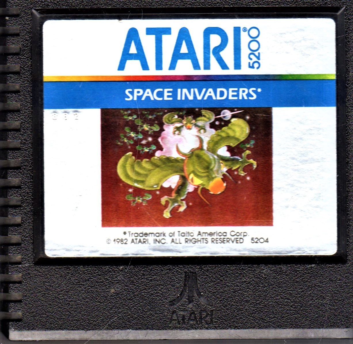 Atari 5200 - Space Invaders Cartridge Game 1982 - Video Games