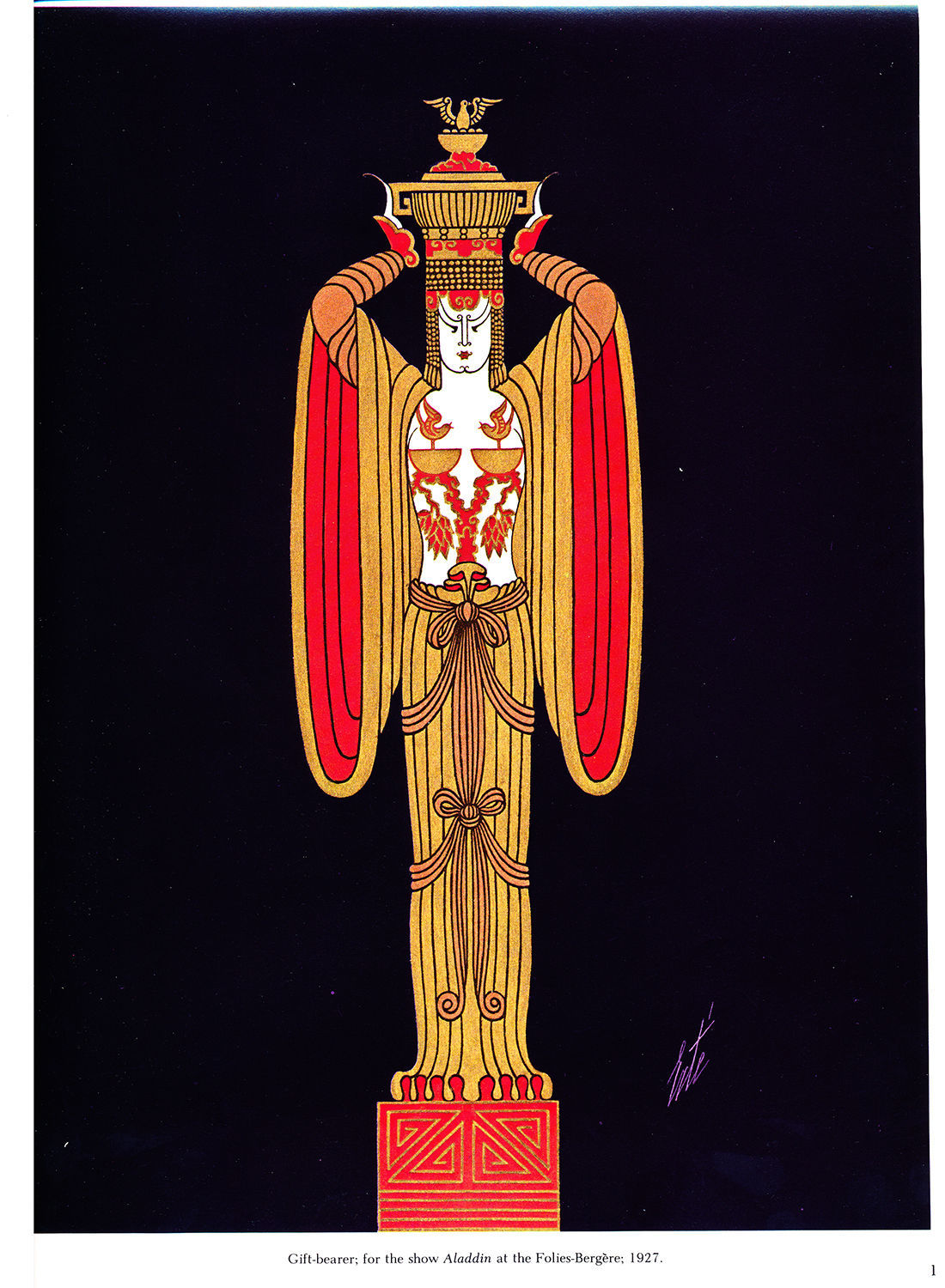 Ertes Art Deco Costume Illustrations Theatrical Costumes In Colour 1979 ...